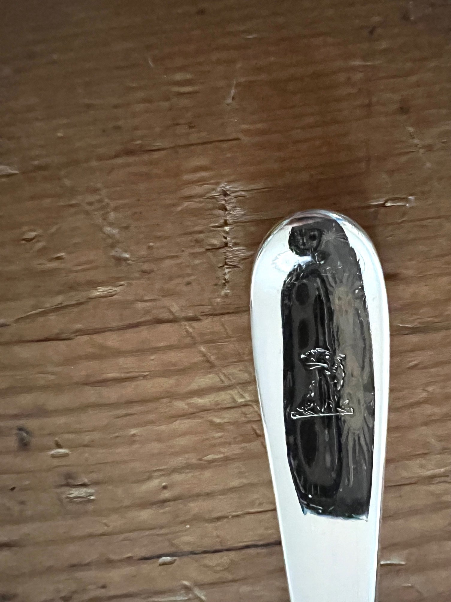 HÔTEL Vintage English Kitchen Spoons | Pure Silver | Set of 2