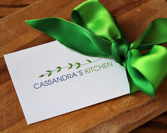 Cassandra's Kitchen Gift Cards | Best Gifts for Home Cooks