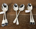 HÔTEL Vintage English Kitchen Spoons | Pure Silver | Set of 2 ...