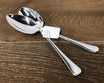 HÔTEL Vintage English Kitchen Spoons | Pure Silver | Set of 2 ...