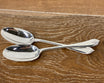 HÔTEL Vintage English Kitchen Spoons | Pure Silver | Set of 2 ...