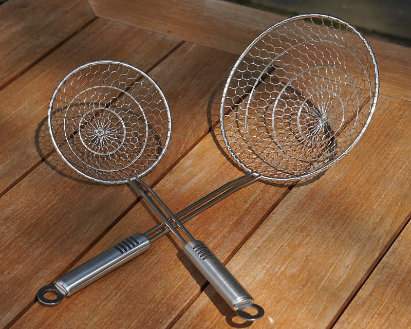 Stainless Steel Spider Strainer – Cassandra's Kitchen